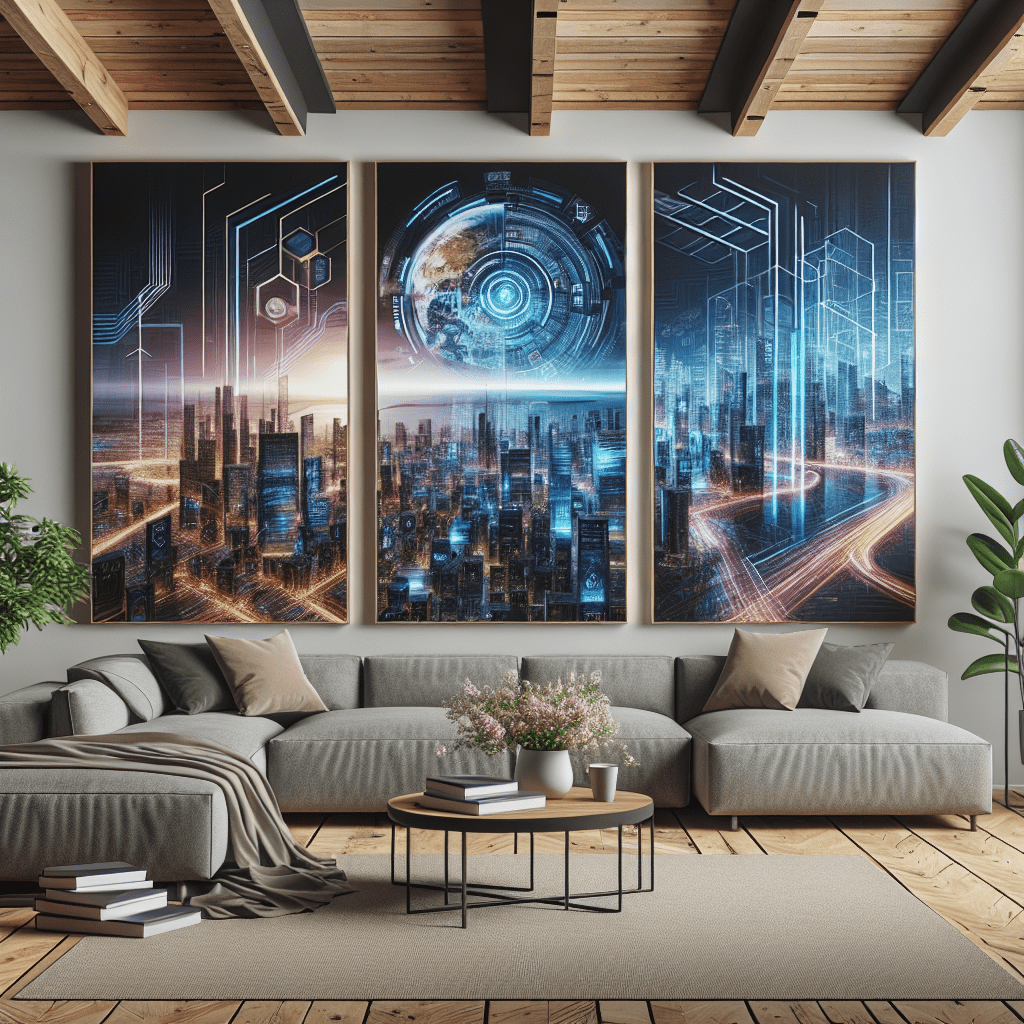 Tendințele anului 2025: Printuri Canvas Futuriste pentru un Decor Inte ...